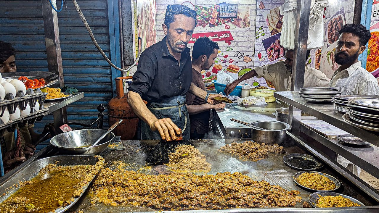 Tawa Fry Kaleji | Mutton Fried Liver With Scrambled Eggs Peshawari ...