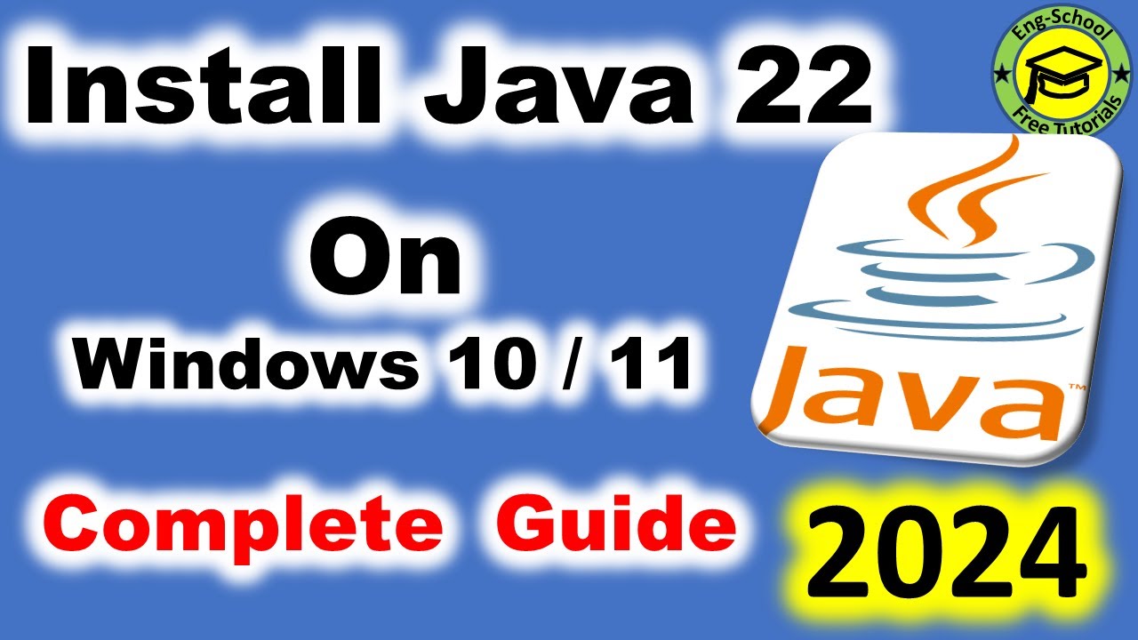 How To Install Java On Windows 1011 2024 Update Setup Java Home Jdk Installation Youtube