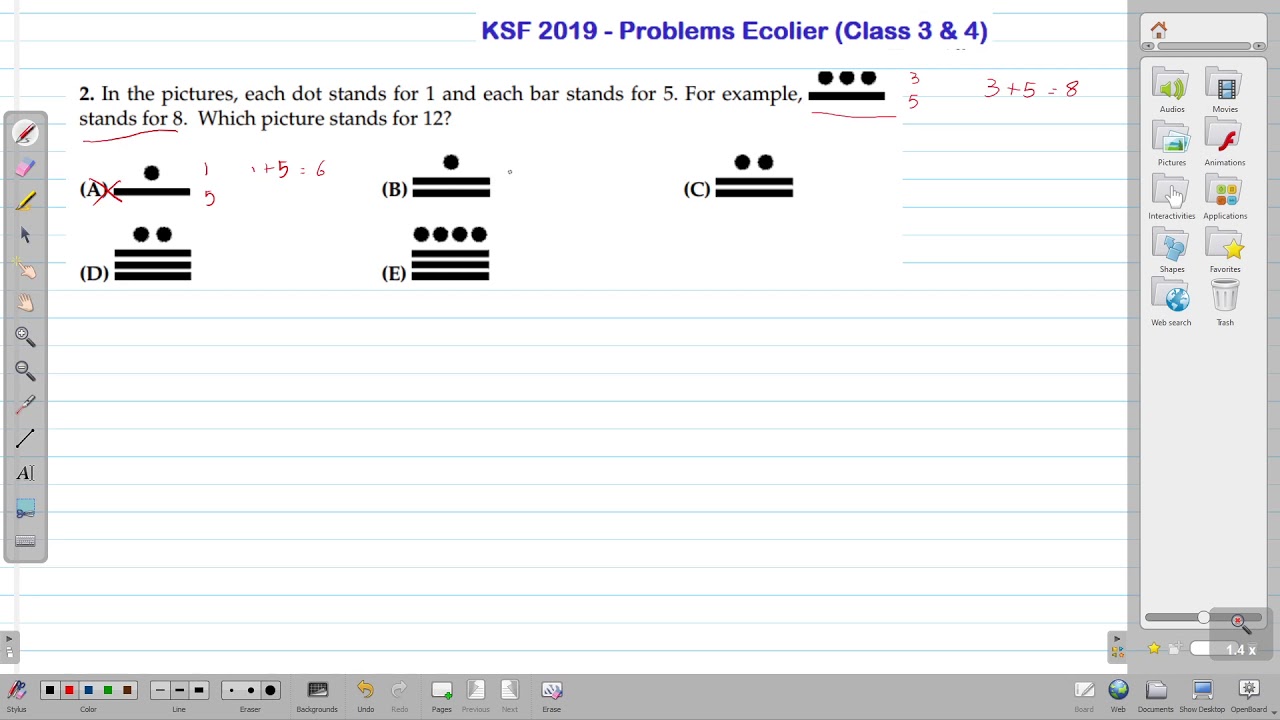 IKMC 2019 (Ecolier) Q2 solution - YouTube