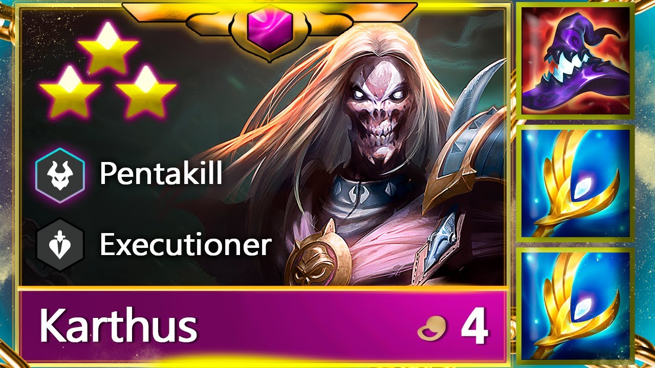 KARTHUS ONE SHOT - ⭐⭐⭐ TFT SET 10 (Forzando hasta lo último) 🩸 - YouTube