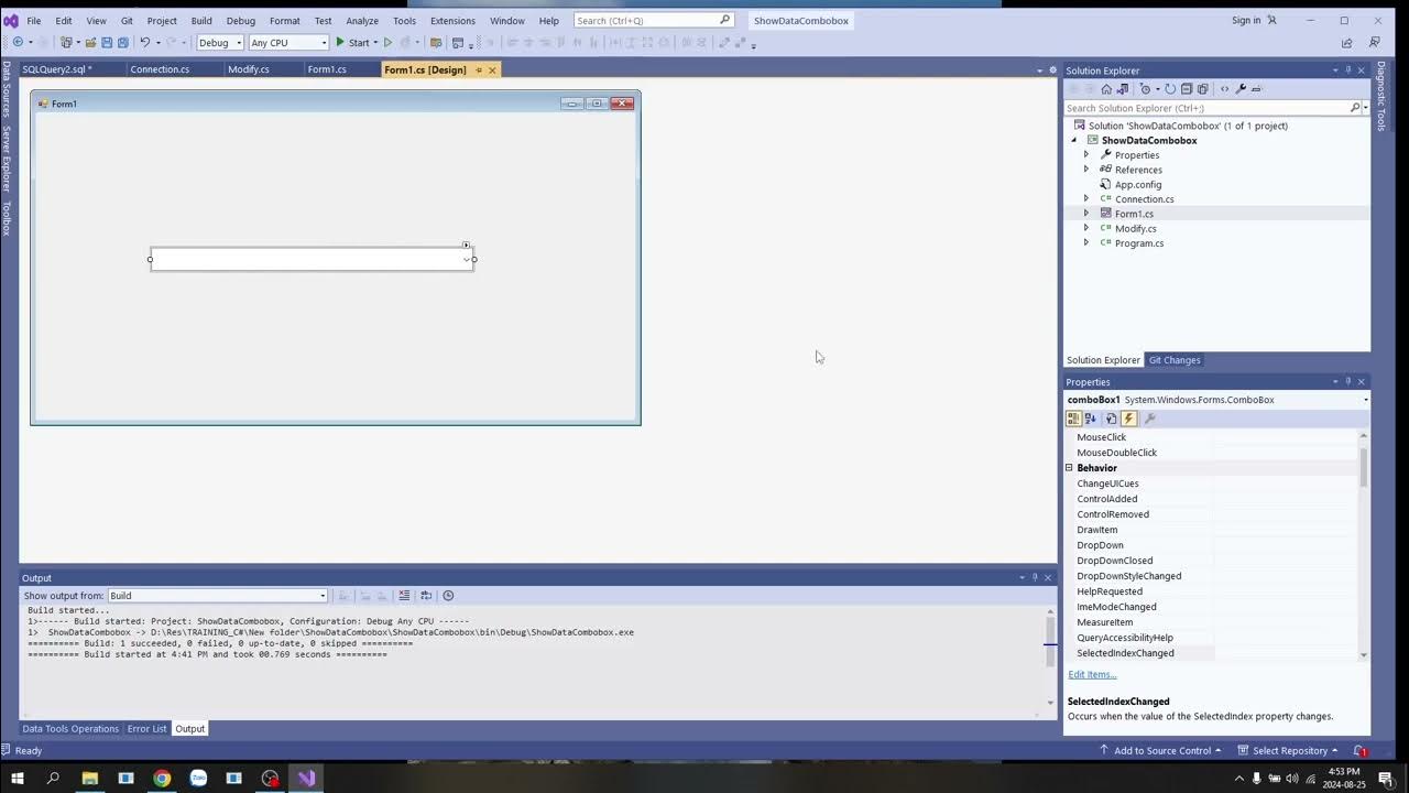 Window Forms Apps Hiển Thị Và Tìm Kiếm Dữ Liệu Trên Combobox Sql Server C Youtube