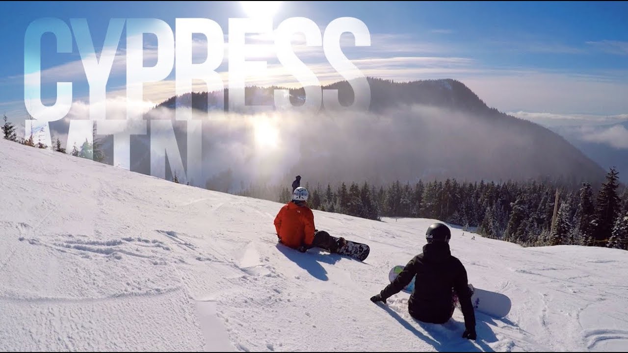 SNOWBOARDING THE TOP OF CYPRESS MOUNTAIN - YouTube