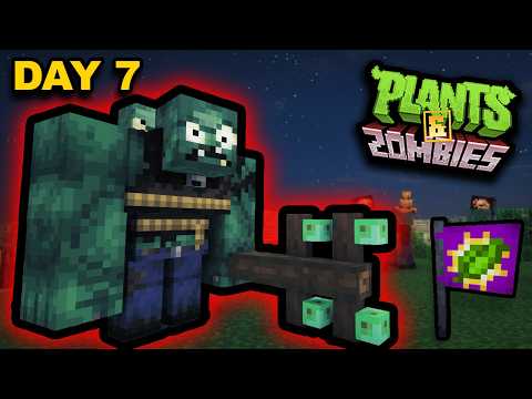 I Survived the Zombie Invasion in the PvZ Minecraft Mod
