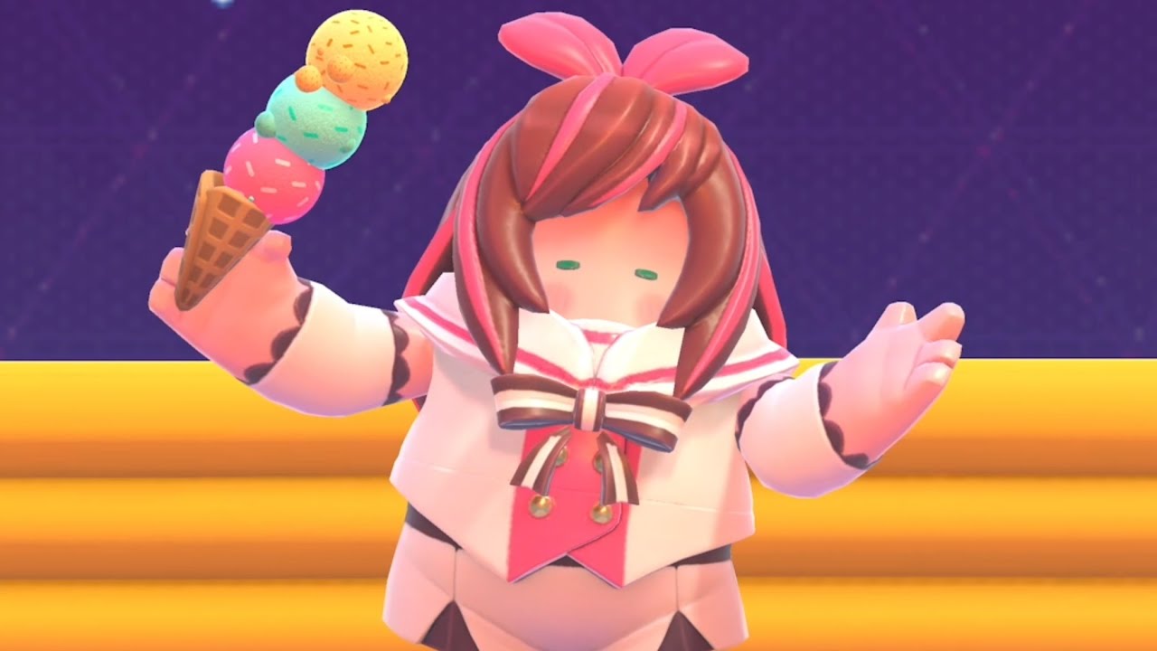 Kizuna AI - Ice Cream Catastrophe celebration - Fall Guys - YouTube