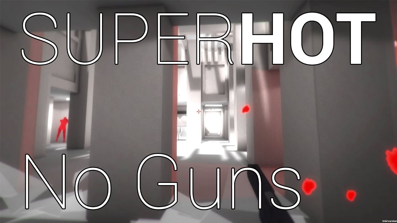 SUPERHOT Completed With No Guns - YouTube
