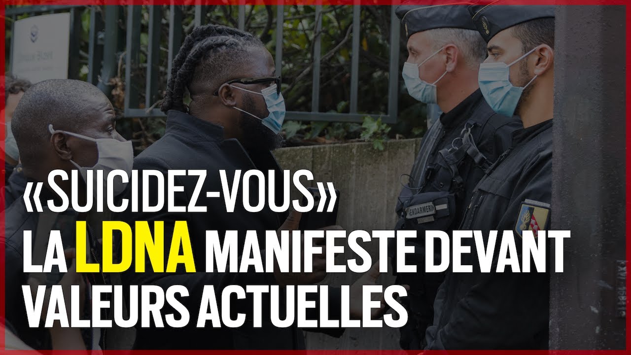 Une manif honteuse de la LDNA devant VA passe inaperçue - YouTube