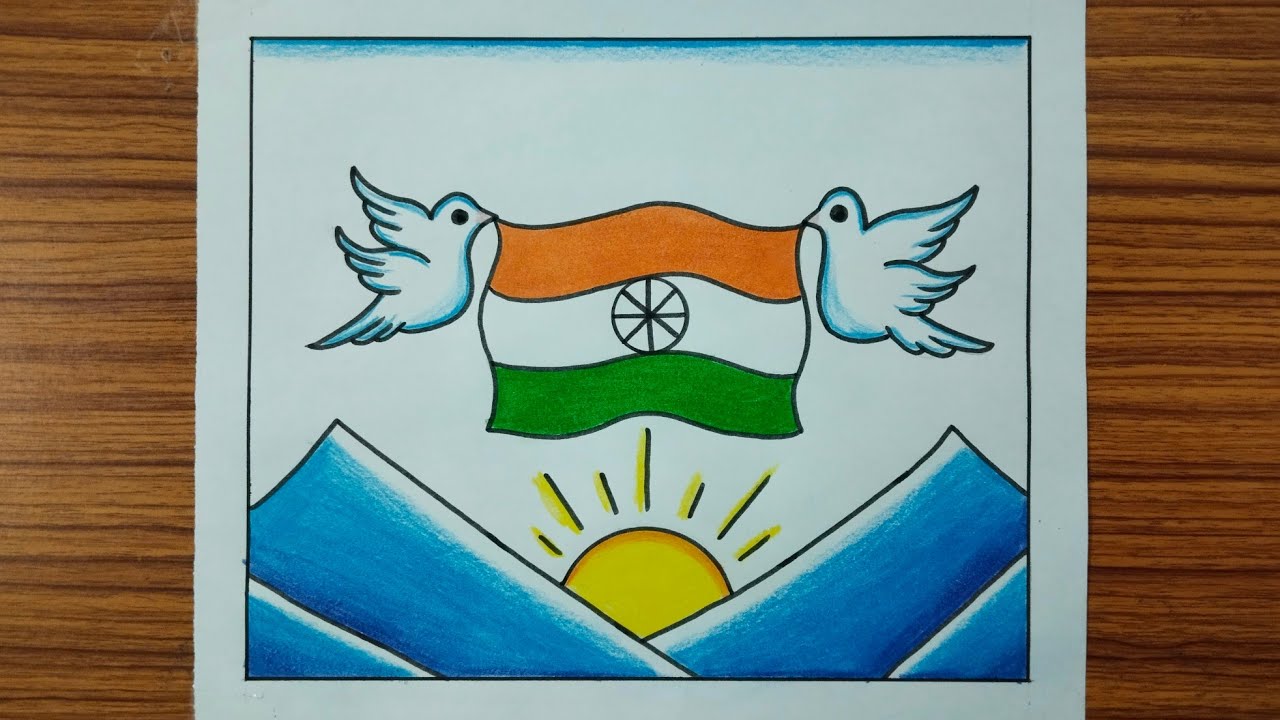 Republic Day Drawing / Republic Day Poster Drawing / How to Draw ...