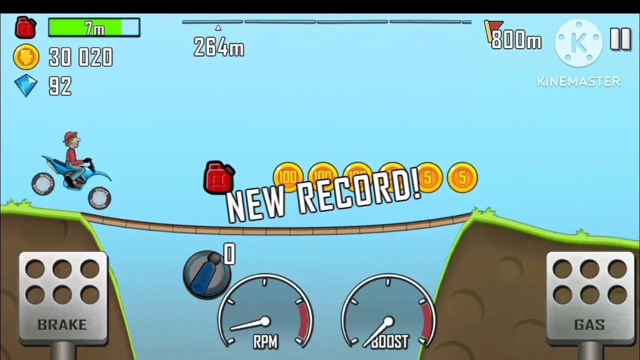 Hill Climb Racing -Gameplay Walkthrough part 2-Motocross Bike (ios' Android - YouTube