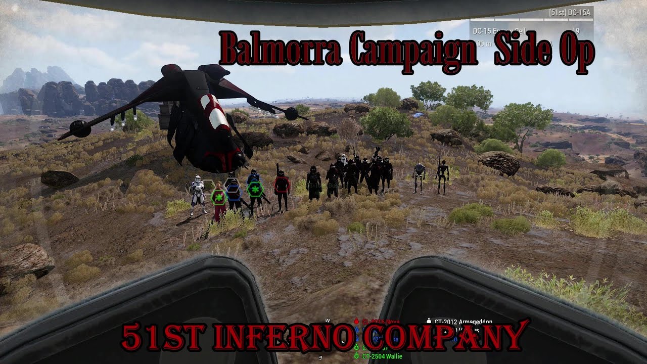 51st Inferno Company side op to the Balmorra Campaign - YouTube