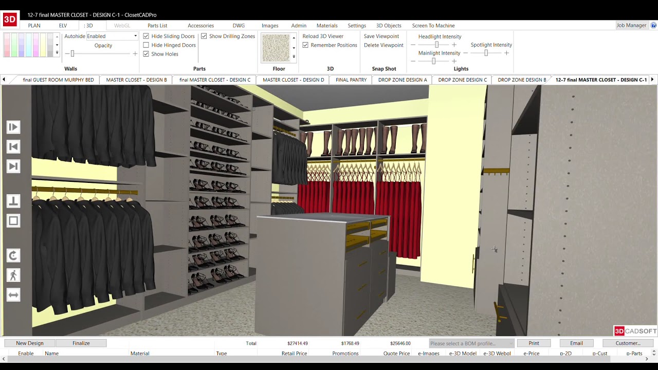 California Closets / The Ansani - CAD Design - YouTube