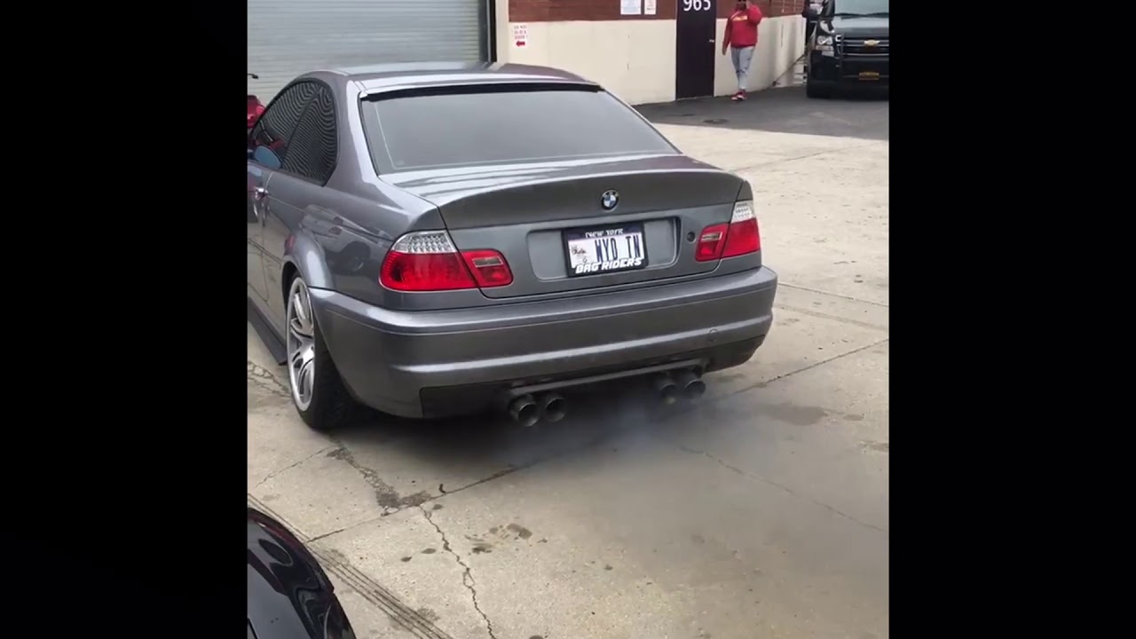BACKFIRE Loudest E46 M3 ever - YouTube