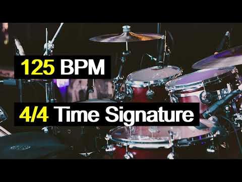 125 BPM - 4/4 Time Signature Drum Track ( This one is a TRACK! More Complexed than a simple loop ...
