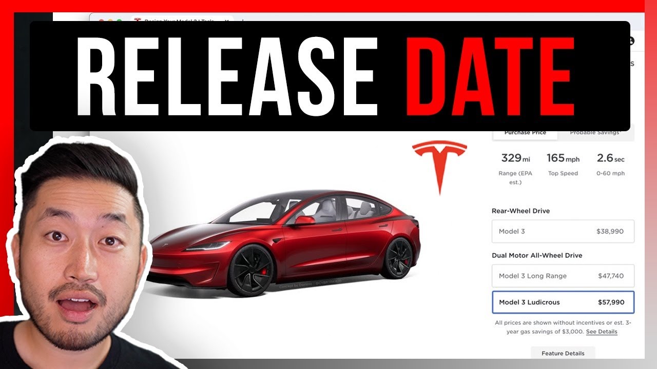Model 3 Ludicrous Performance Release Date - YouTube