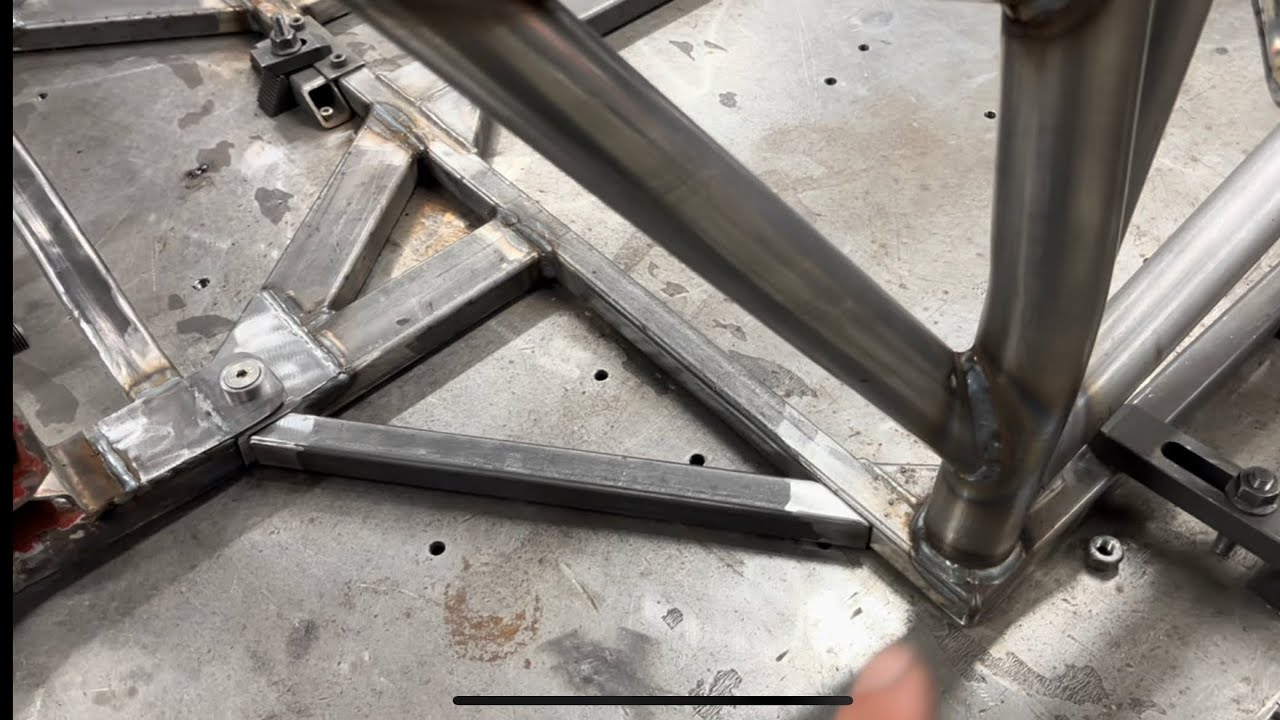 Finishing the Vtec mini spaceframe front subframe rear mounts - YouTube