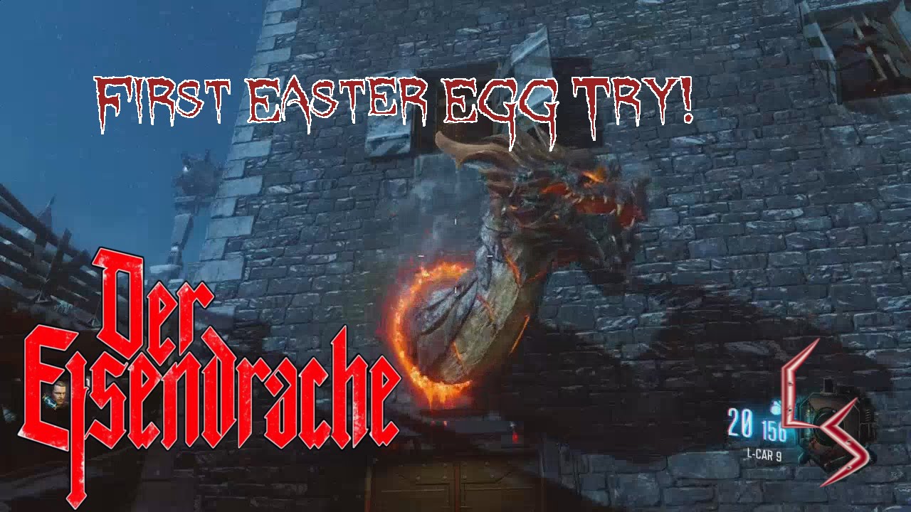 Bo3 Zombie | First Time Easter Egg *Der EIsendrache* - YouTube