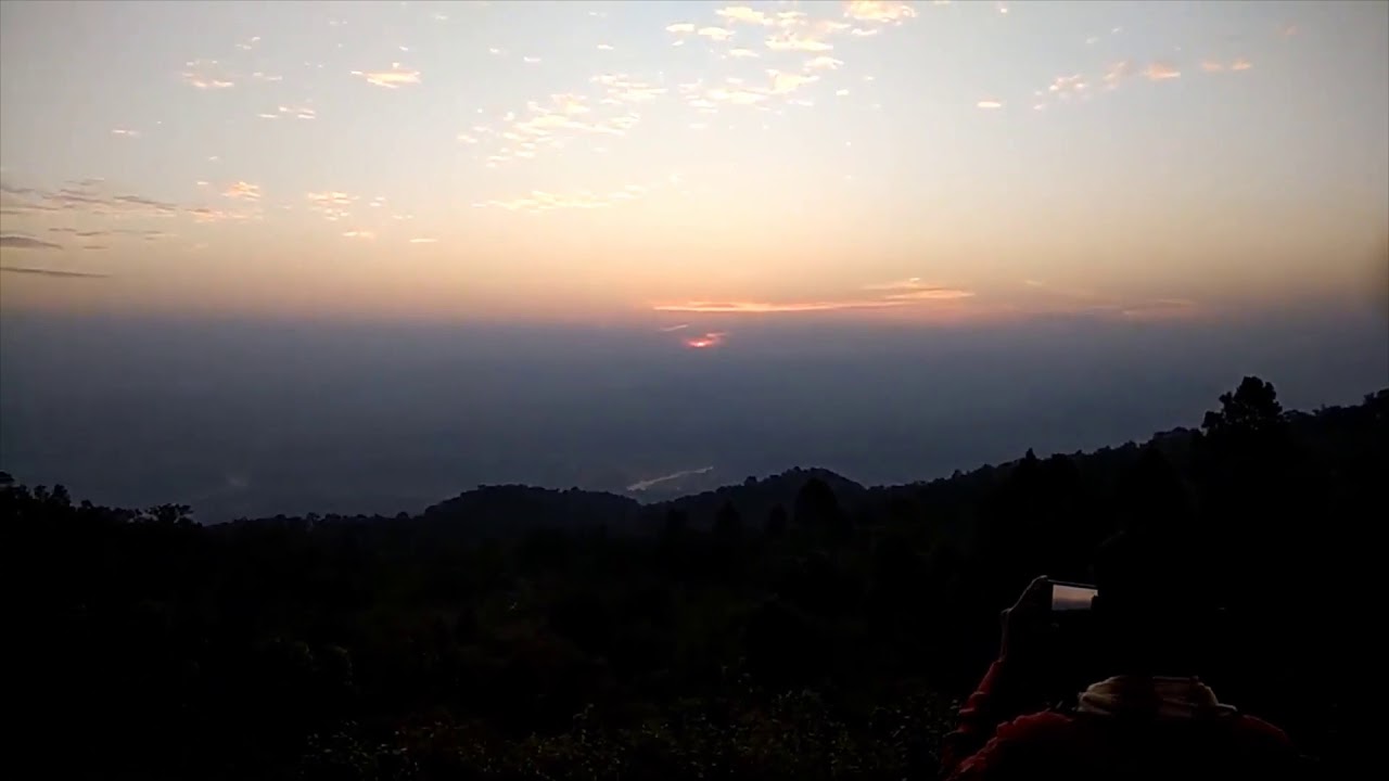 Amazing sunrise at koyal view point, netarhat - YouTube