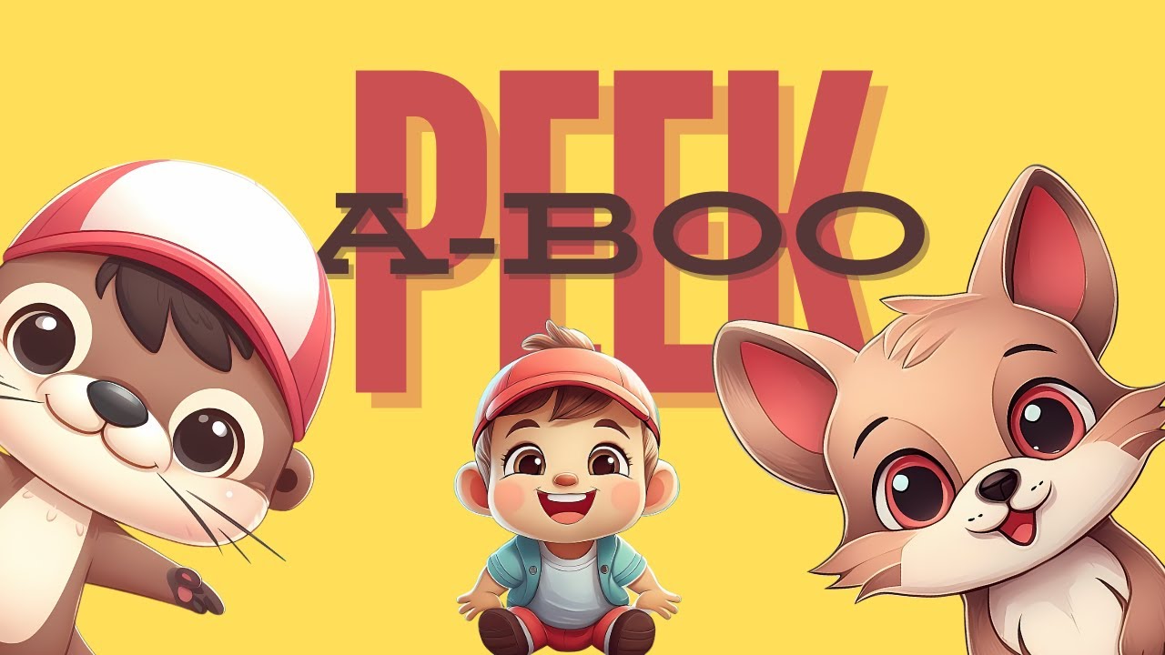 Peek-A-Boo - Animal Version | Otter-Otter | Kids' Sing-Along Song ...