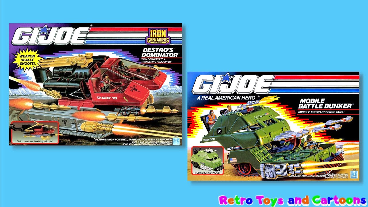 G.I. Joe Real American Hero Destro Dominator Mobile Battle Bunker ...