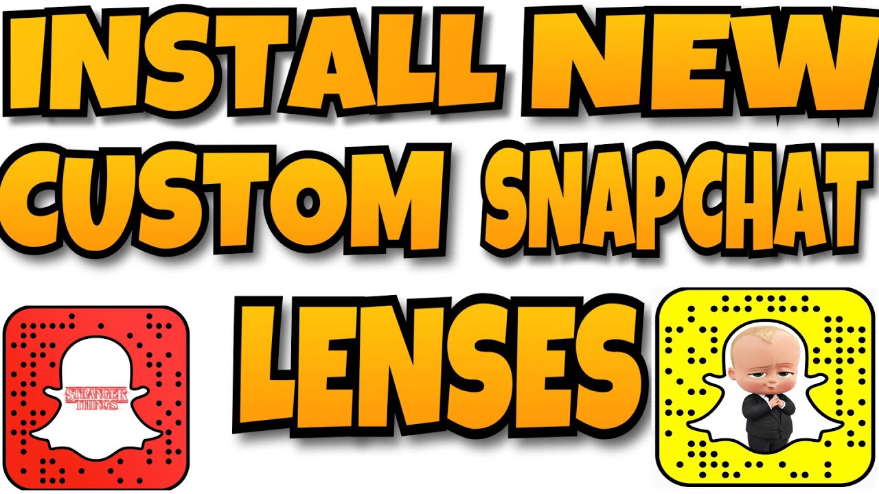 SNAPCHAT CUSTOM LENSES FOR FREE OFFICIALLY FROM SNAPCHAT - YouTube