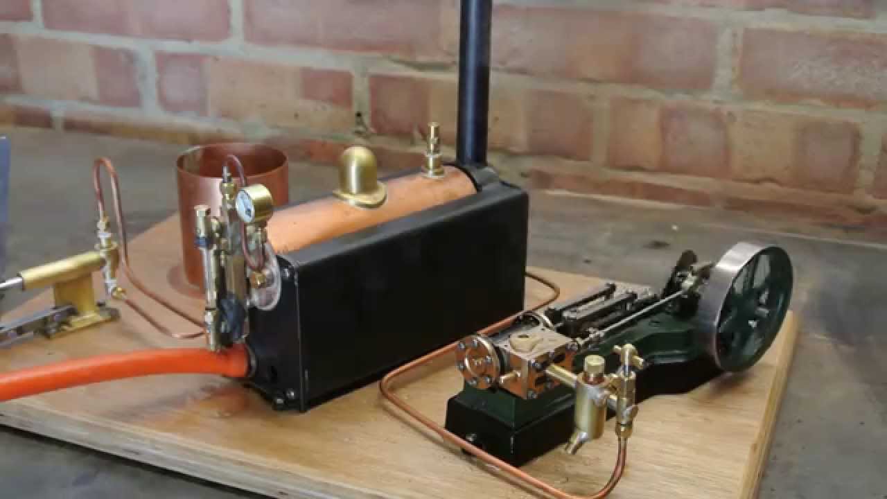 Stuart S50 Live steam plant - YouTube