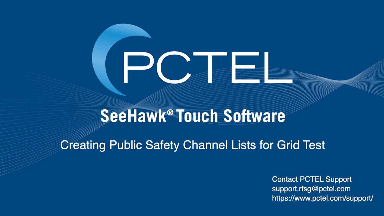 SeeHawk® Touch - Creating Public Safety Channel Lists - YouTube