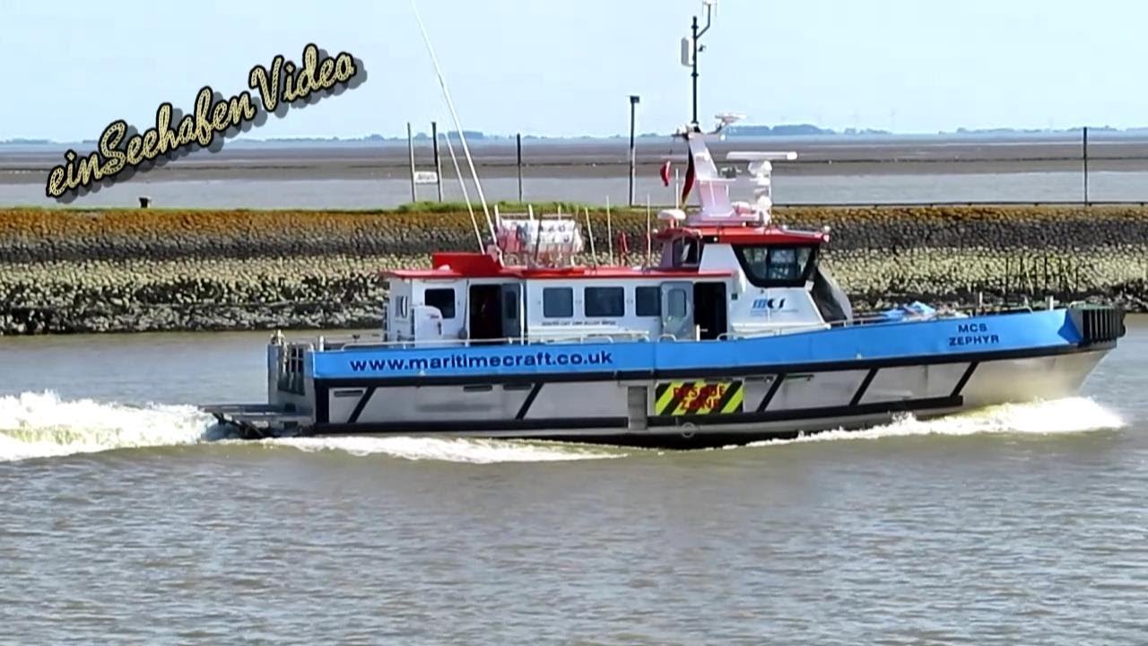 MCS ZEPHYR 2EIS5 MMSI 235085481 Emden 02.08.2013 - YouTube