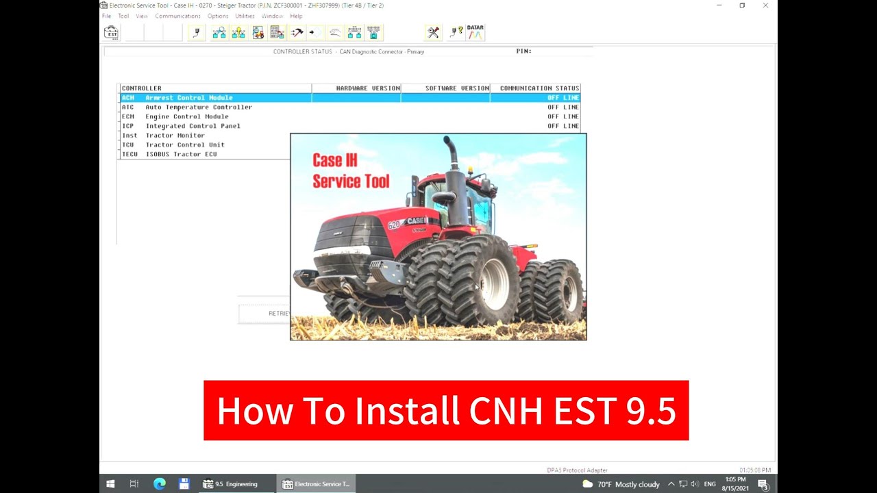 How To Install New Holland Electronic Service Tool CNH EST 9.5 - YouTube