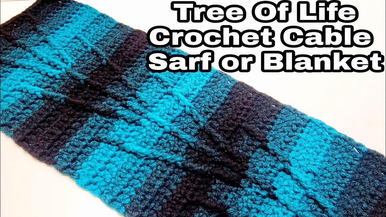 Easy Crochet Scarf / Easy Crochet Blanket / Bag O Day Crochet Tutorial ...