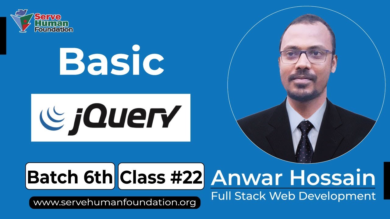 Basic Jquery For Beginners Freelancing Bangla Tutorial Batch 6th Class 22 Youtube