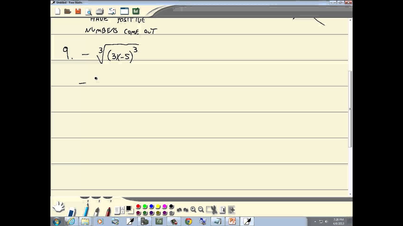 Intermediate Algebra: nth Roots and Rational Exponents - YouTube