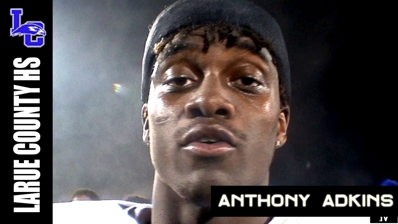 Larue County HS Football RB/LB Anthony Adkins vs Etown Regional ...