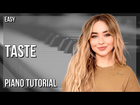 How to play Taste by Sabrina Carpenter on Piano (Tutorial) - YouTube