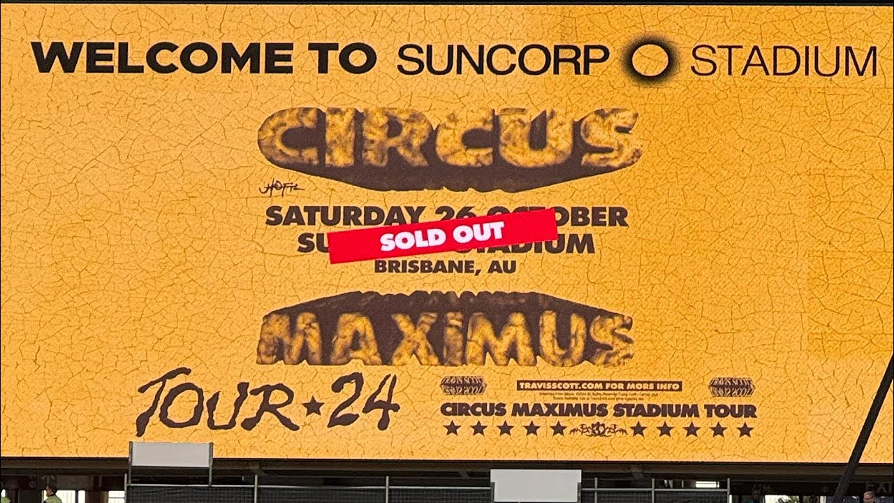 WE SAW TRAVIS SCOTT IN BRISBANE - YouTube