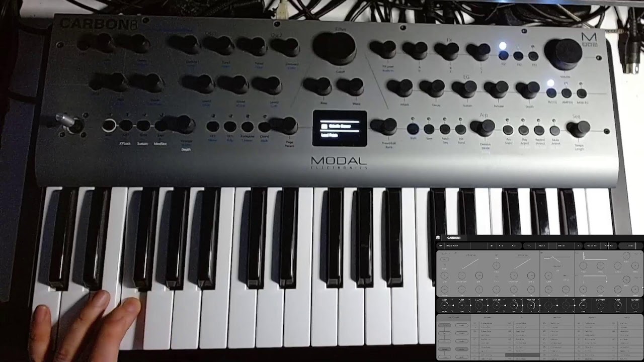 Modal Electronics CARBON8 Soundset testing and sound design - YouTube