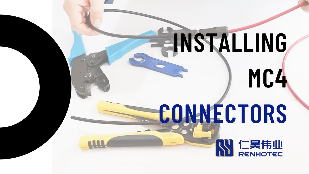 How to Assemble MC4 Connectors | For Solar Panels Extension Cable - YouTube