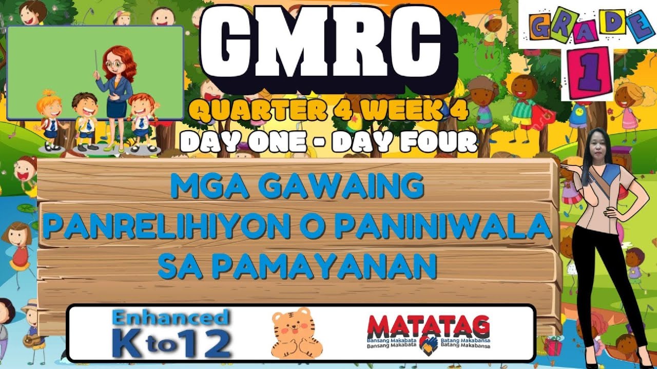 GRADE 1 GMRC1 QUARTER 4 WEEK 4 // Mga Gawaing Panrelihiyon o Paniniwala ...