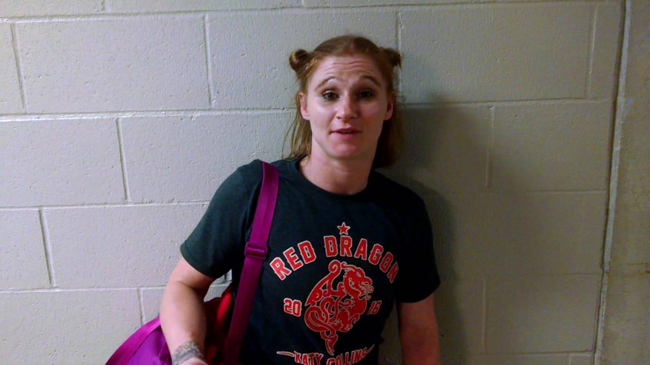 FIGHT HARD MMA - KATY COLLINS - POST FIGHT INTERVIEW - YouTube