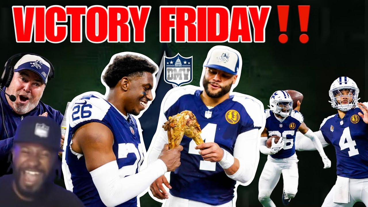 VICTORY FRIDAY‼️ Cowboys DOMINATE Commanders 45-10 | Advance to 8-3 ...