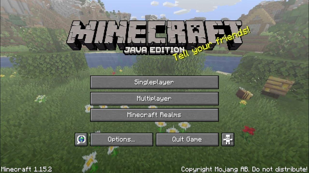 Minecraft - 1.15 Title Screen - 1 Hour - YouTube