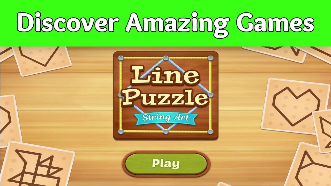 Line Puzzle: String Art - GamePlay | Discover Amazing Games - YouTube