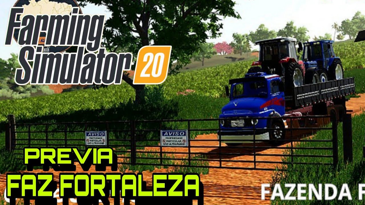 🚜FS 20🚜 PRÉVIA FAZ FORTALEZA O MELHOR ATÉ HOJE 👍🇧🇷 - YouTube