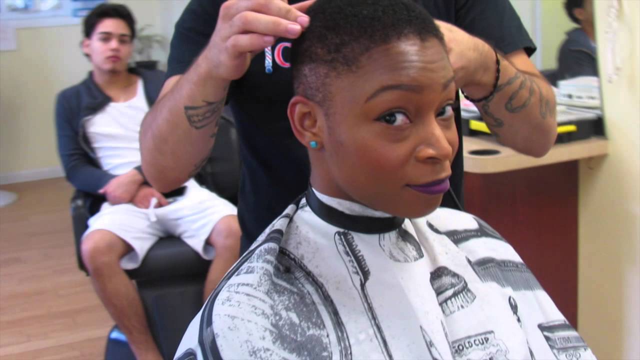 Getting a Fade Haircut - YouTube