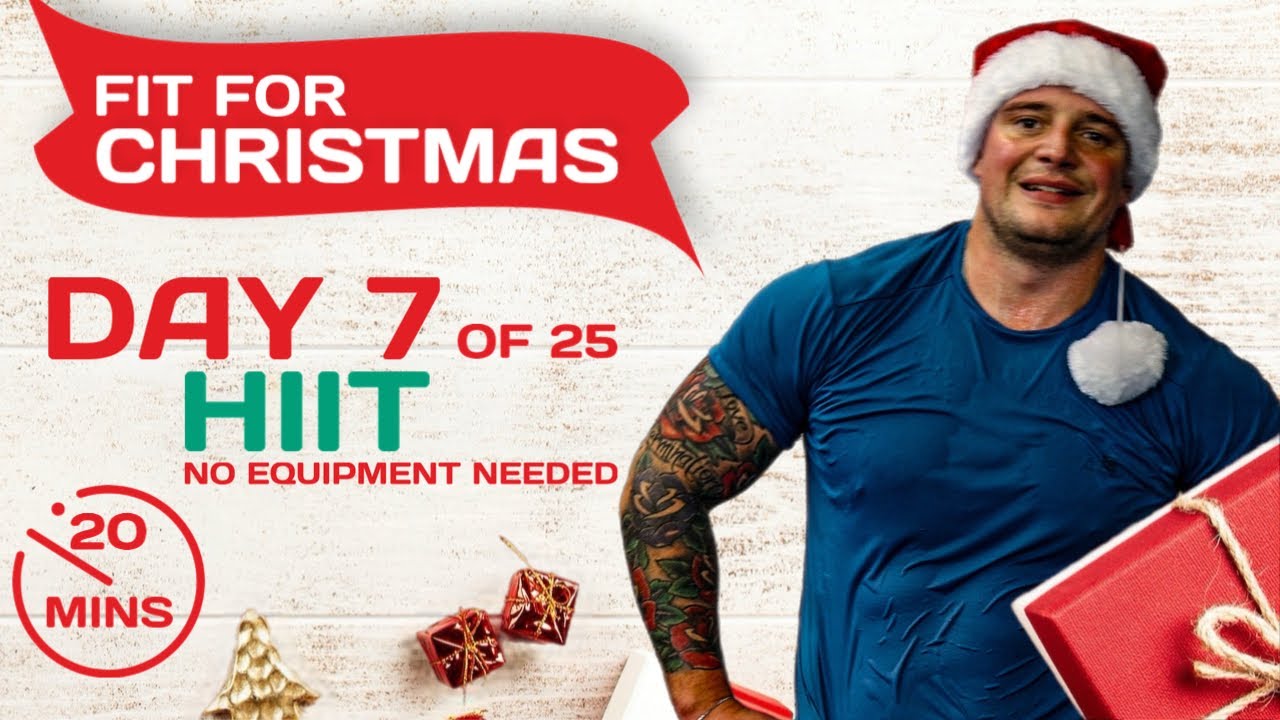 Day 7🎄20 Min FULL BODY HIIT Workout | Fit for Christmas Series 2024 ...