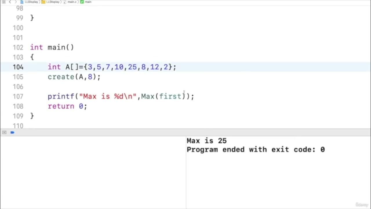 012 Let's Code Max for Linked List - YouTube