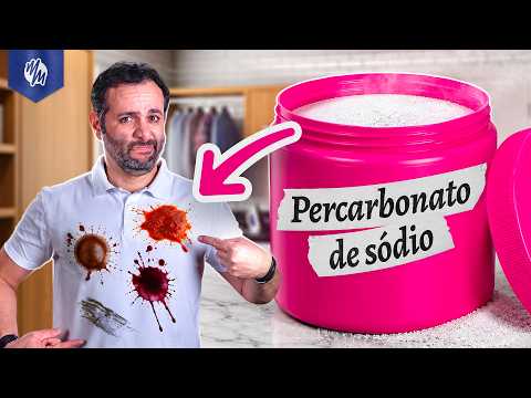 PERCARBONATO de SÓDIO tira mesmo MANCHAS? É SEGURO? Nós testamos!