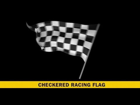 Checkered Racing Flag | Motion Graphics - Videohive template - YouTube