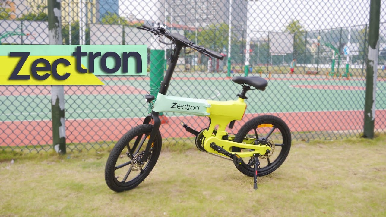 Zectron Folding eBike Review: An e-Bike with cloud-like riding ...
