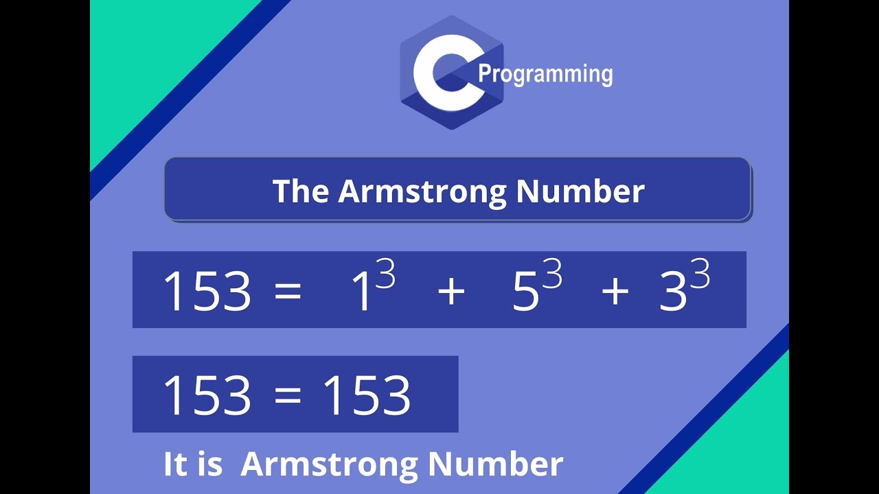 How to find Armstrong number in C | Learn C Programming | Armstrong ...