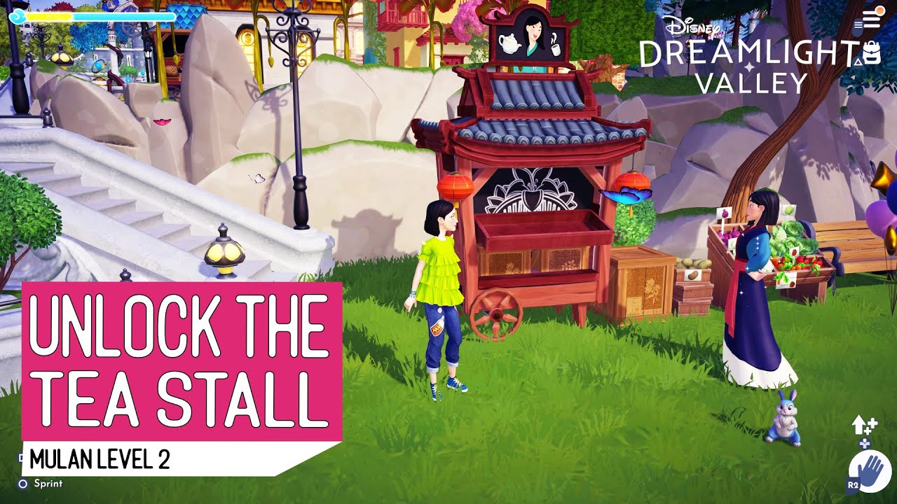 Disney Dreamlight Valley - Unlock Mulan's Tea Stall / A Daily Regime ...