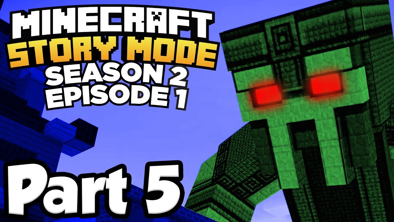 Minecraft: Story Mode Season 2 [Episode 1] Part 5 - STRUCTURE BLOCKS ...
